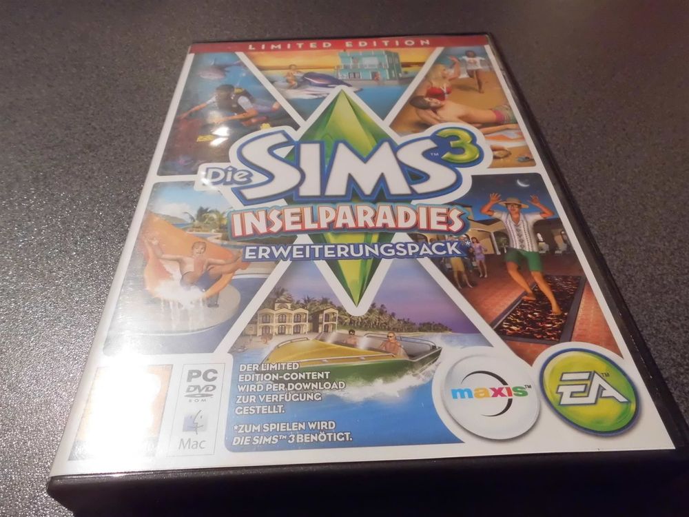 PC DVD Die Sims 3, Inselparadies, Erweit (Gebraucht) in Zürich für CHF ...