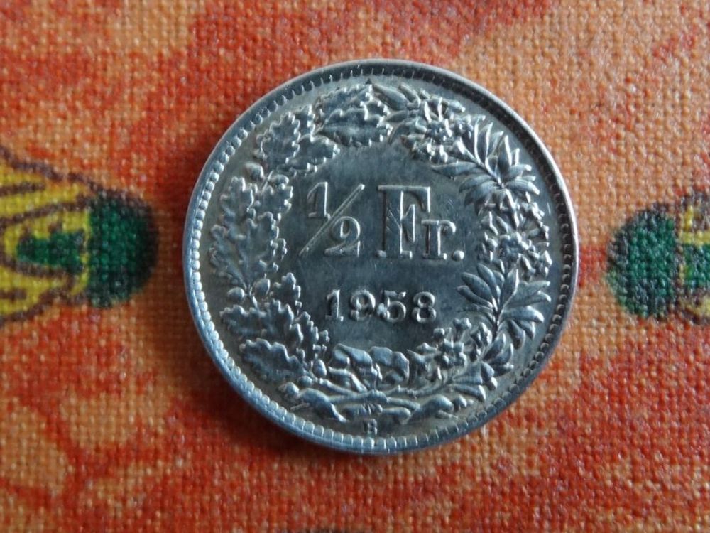 1/2 Fr. 1958 | Kaufen auf Ricardo
