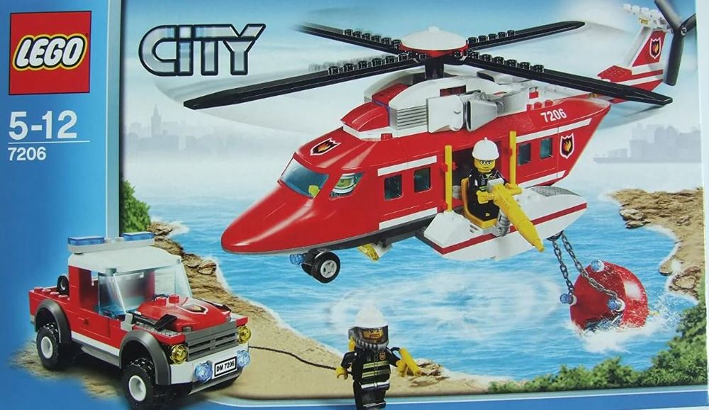 Lego City I Feuerwehr-Helikopter I 7206 | Kaufen auf Ricardo