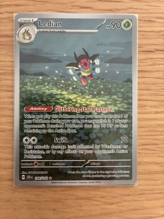 Pokemon Karte Glitzer