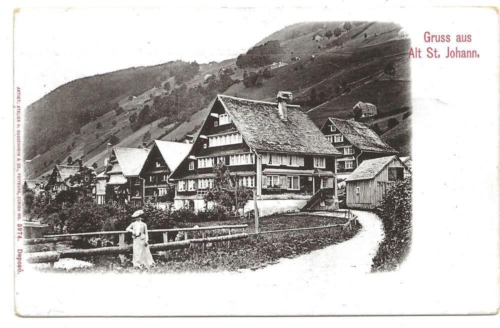 Gruss aus Alt St. Johann (TG) Toggenburg - Gasthaus Schäfli (Gebraucht) in Engelburg für CHF 13. ...