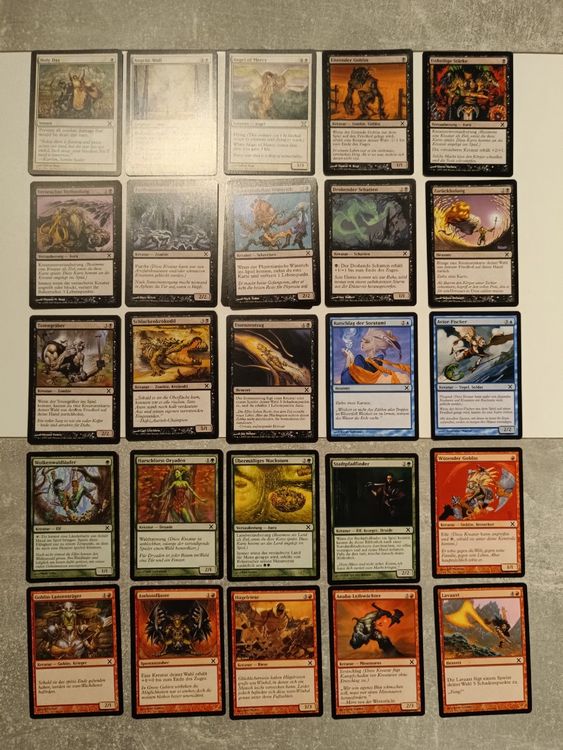MTG 25 Magic Tenth Edition Set Karten | Kaufen auf Ricardo