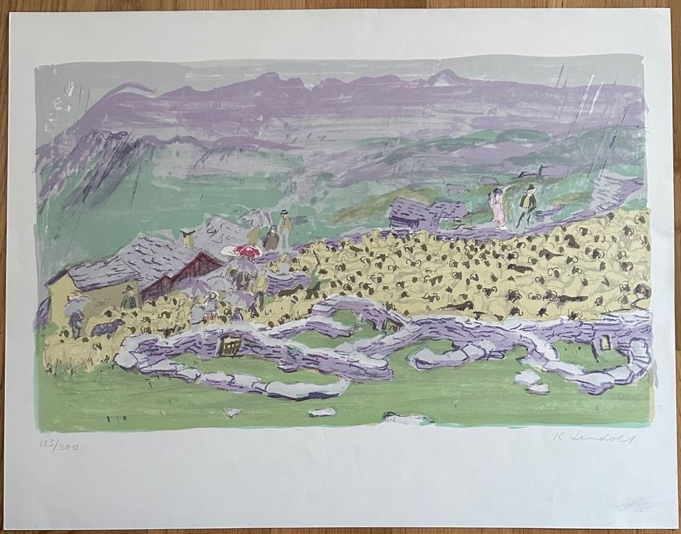KARL LANDOLT LITHOGRAPHIE SIGNIERT NUMMERIERT (Gebraucht) in Gersau für CHF 39 – mit Lieferung ...