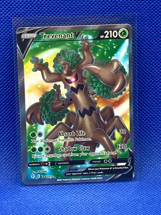 Pokemon EVOLVING SKIES / Trevenant V 168 / 203 EN (Neu (gemäss ...