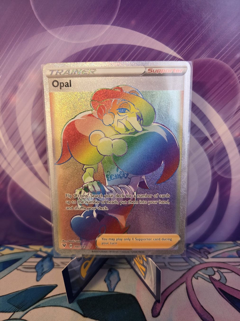 Pokemon Opal Rainbow Rare EN Vivid Voltage 197 (Neu (gemäss ...