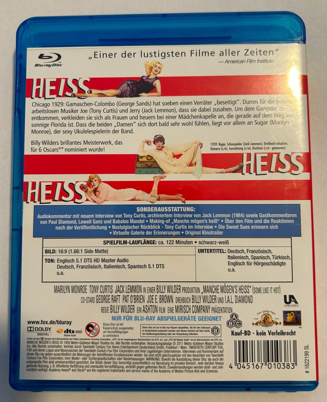 Manche Mögen's Heiss (Kult Komödie / Blu-ray / Deutsch) (Gebraucht) in ...