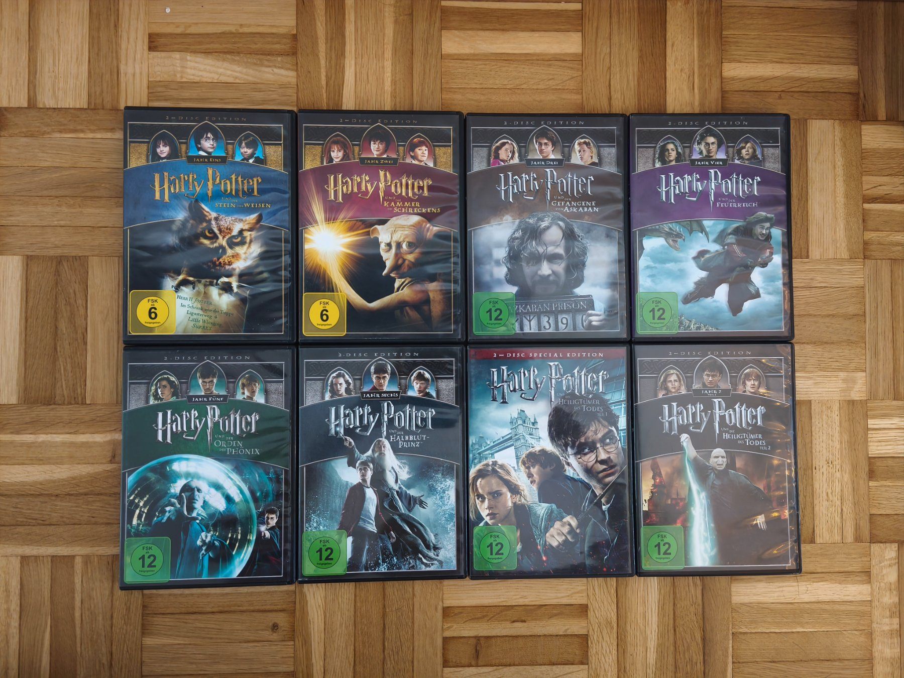 Harry Potter – 16-Disc Collection (alle Filme + Extras) (Gebraucht) in ...