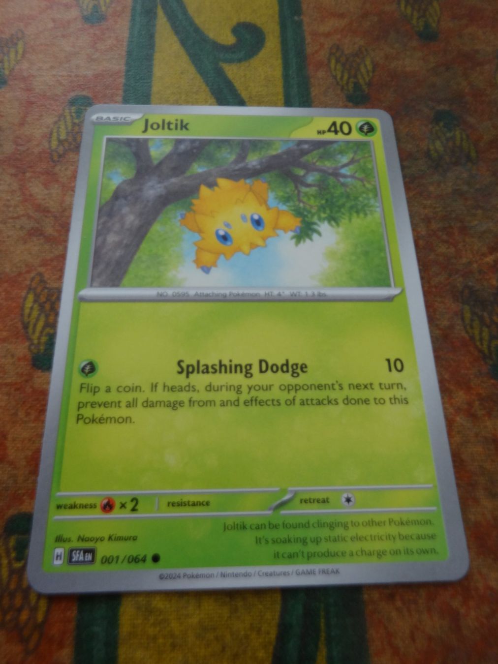 POKEMON Joltik H SFA EN 001/064 HP40 2024 (D'occasion) à Romanel-sur ...