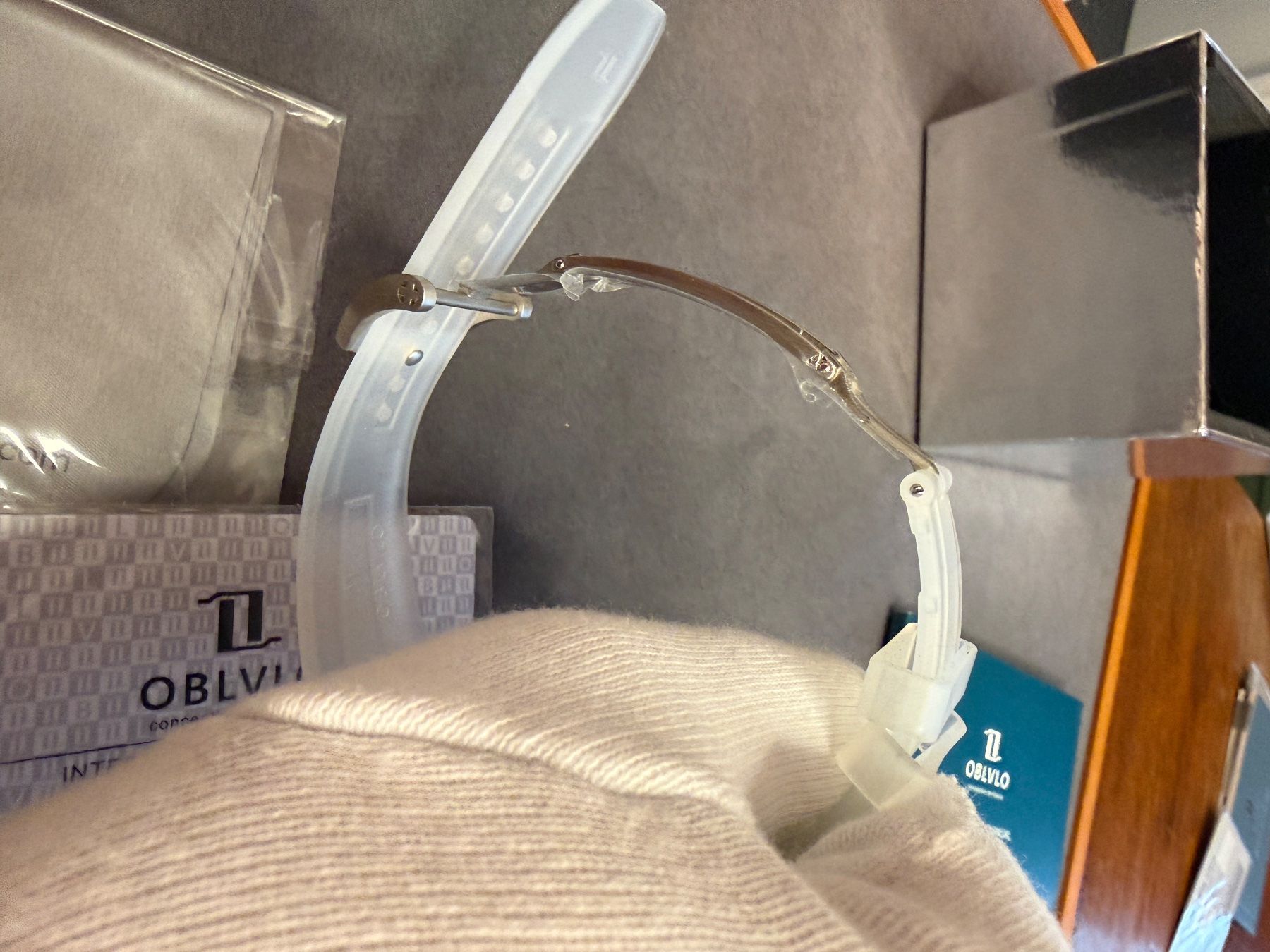 OBLVLO Automatik Skeleton – Saphirglas – Transparent (Gebraucht) in ...