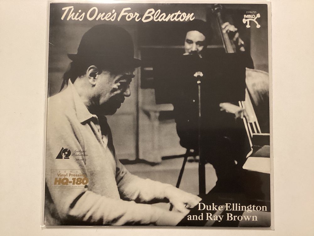 Duke Ellington & Ray Brown LP - This One’s For Blanton (VG+) (Gebraucht ...