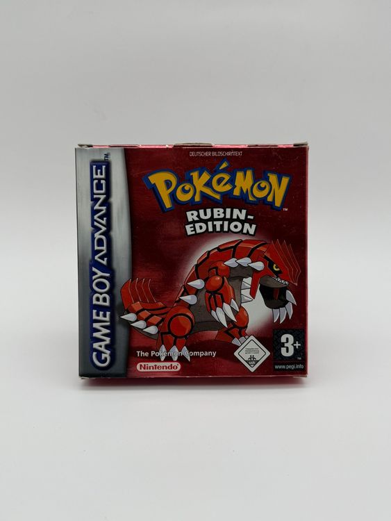 Pokemon Rubin Edition OVP Gameboy advance Deutsch Nintendo (Gebraucht ...