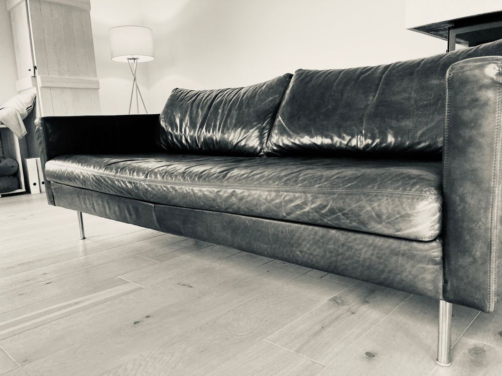 Schickes Sofa in anthrazit | Kaufen auf Ricardo