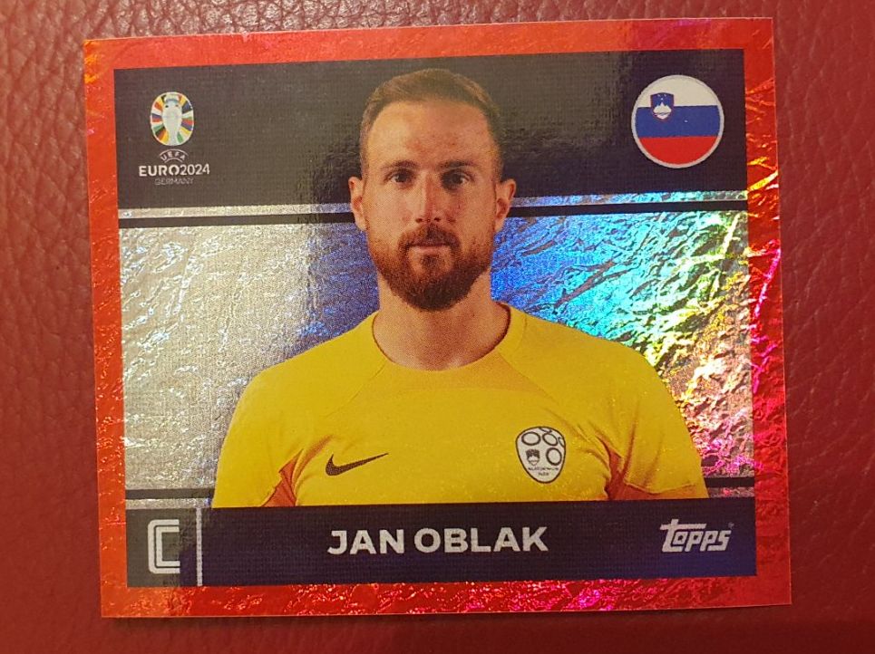 Topps Euro 2024 Sticker SVN 2 JAN OBLAK (Neu und originalverpackt) in ...