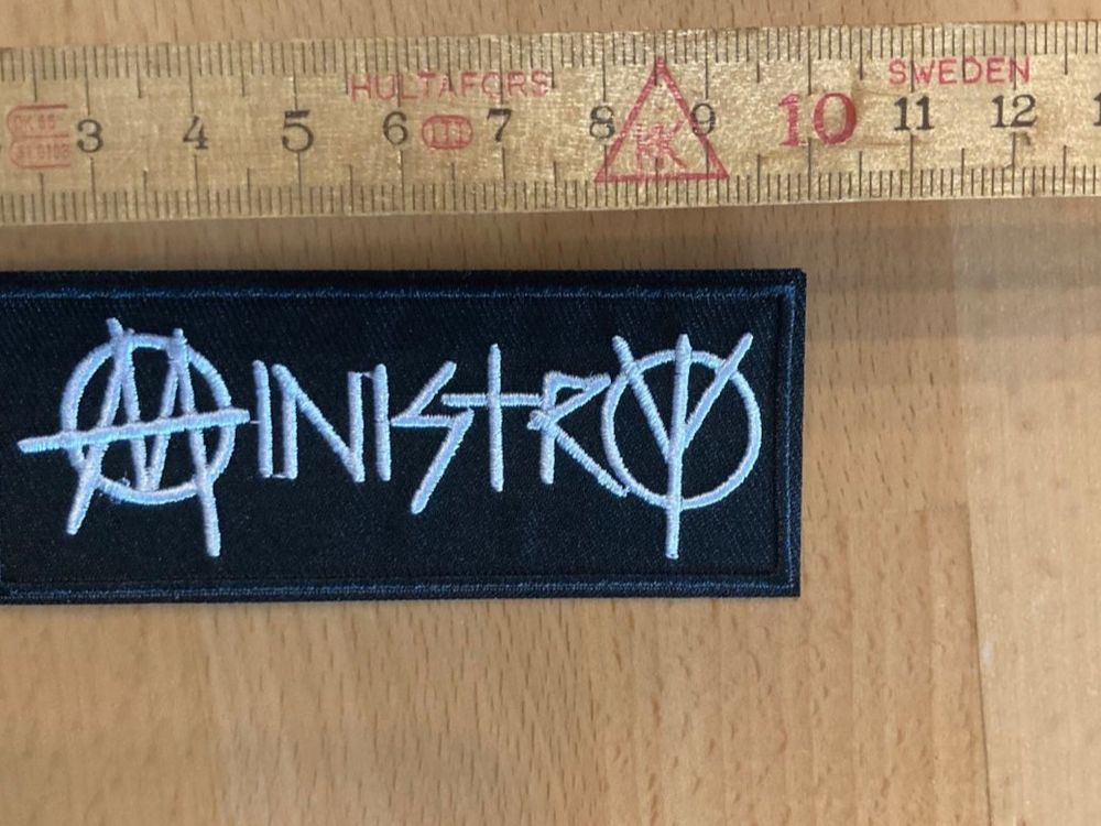 Ministry Patch Sticker Aufnäher Metal Rock Band (Neu (gemäss ...