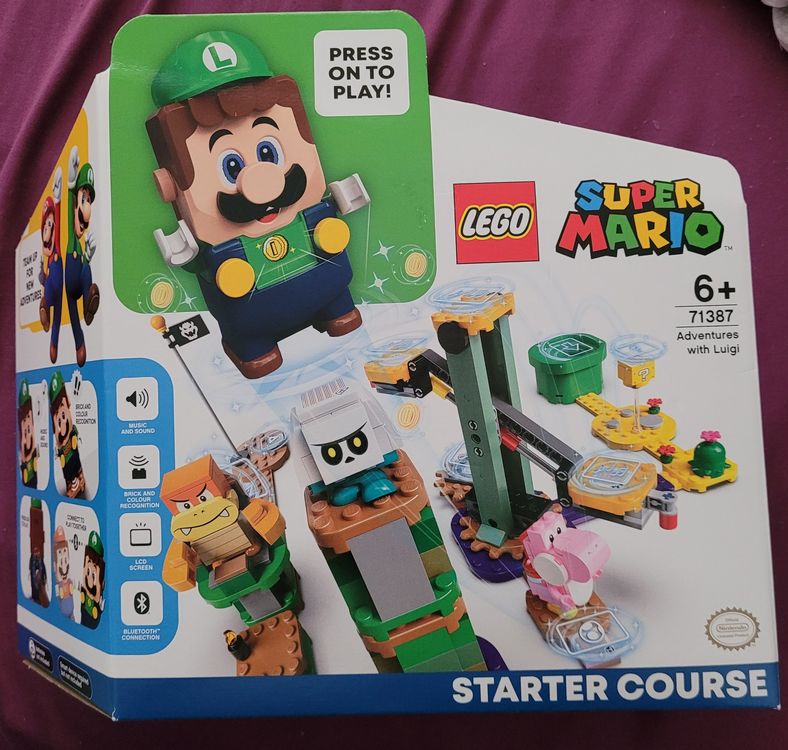 Lego Super Mario Luigi Figur, neu und original verpackt | Kaufen auf ...