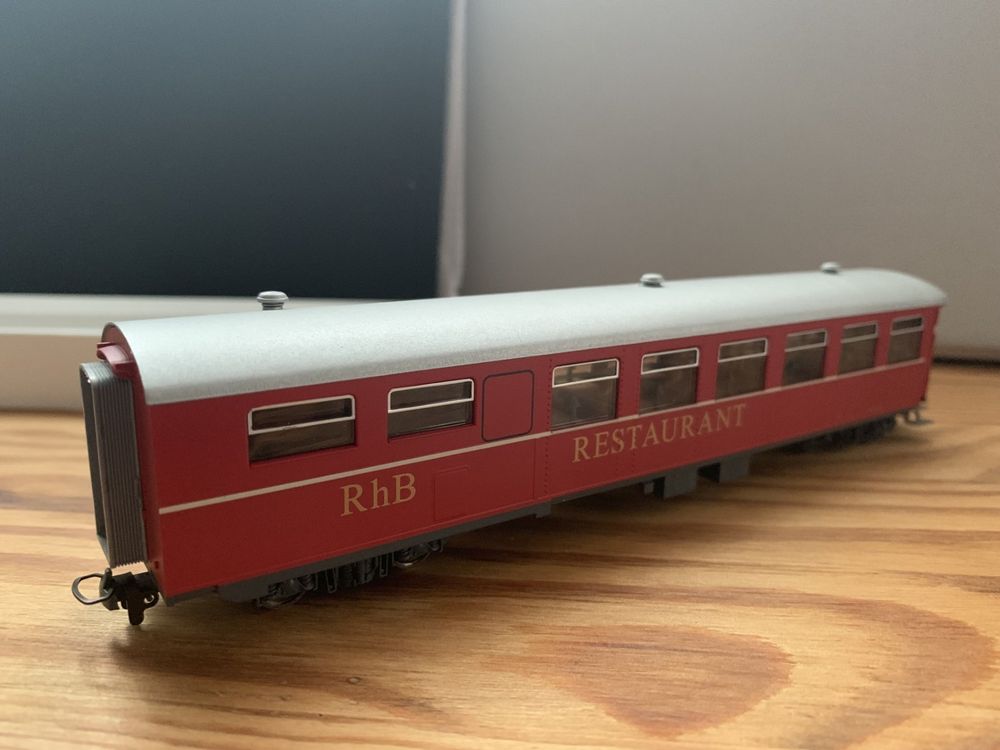 Bemo RhB WR 3810 Speisewagen rot | Kaufen auf Ricardo