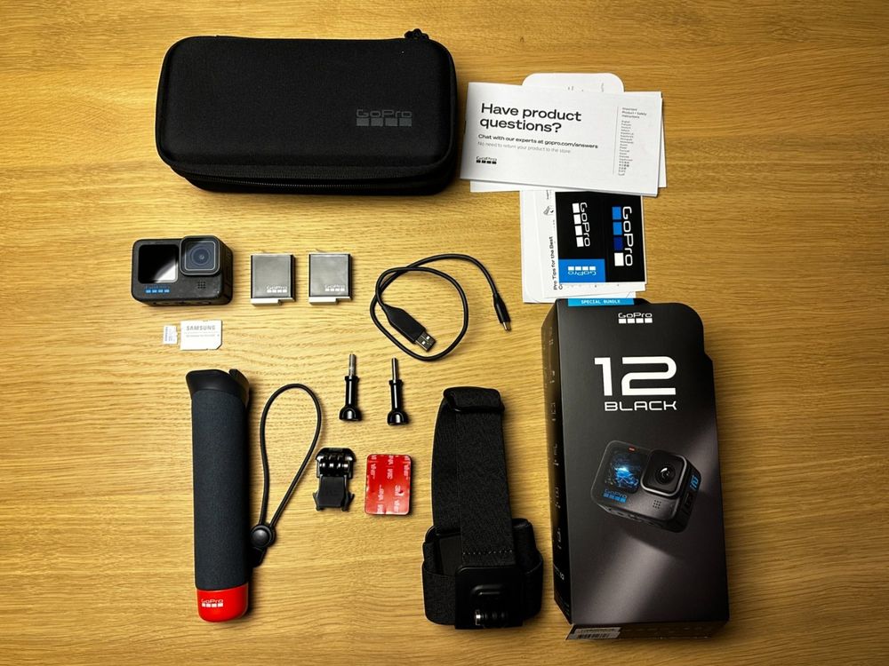 GoPro HERO 12 Black Accessory Hard Bundle + 128 GB microSDXC (Gebraucht ...