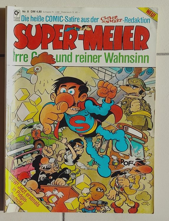 Super-Meier Comic Nr. 8 Pidgin-Deutsch Wahnsinn! (Gebraucht) in Möriken ...