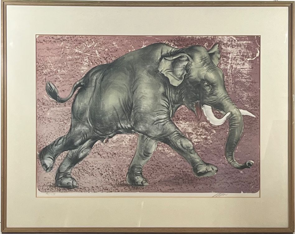 Hans Erni (1909-2015) Grosse Lithographie, Handsigniert | Kaufen auf Ricardo