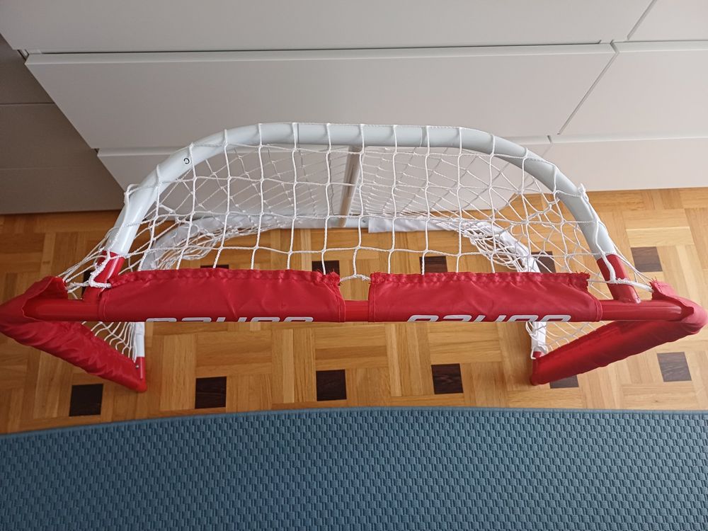 Knee Hockey Goal Set / Mini Eishockeytor inkl. Torwand (Neu (gemäss ...