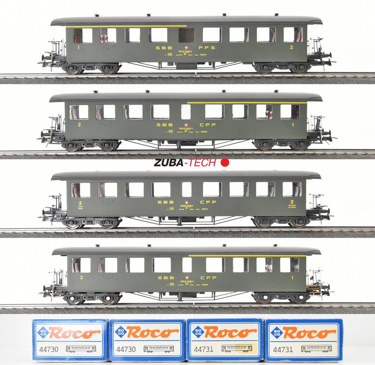 Roco 4x Seetalwagen der SBB, H0 GS mit OVP (Gebraucht) in St. Gallen für CHF 53 – mit Lieferung ...