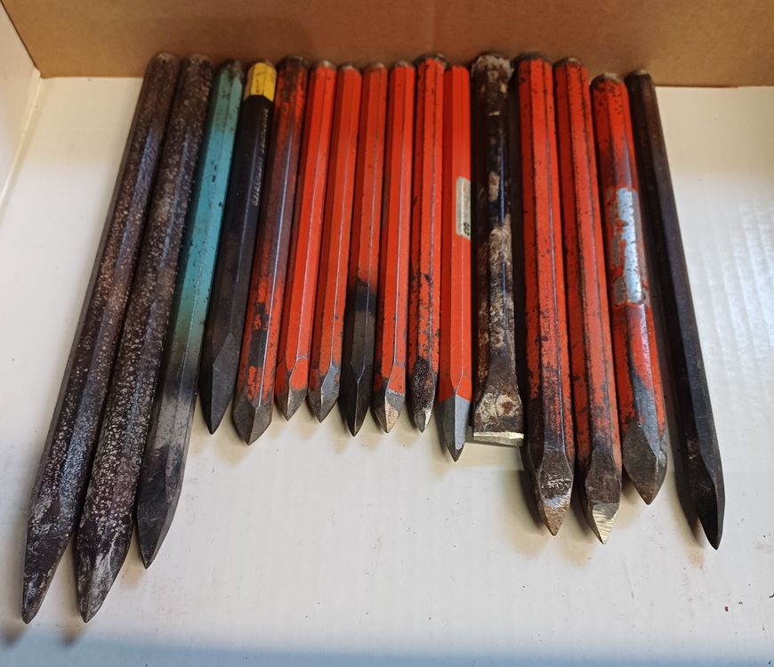 Steinmeissel Schlageisen Meissel Bildhauer Steinwerkzeug (Gebraucht) in ...