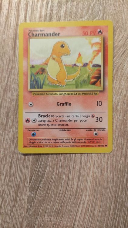 CHARMANDER, BASE SET, 046/102, 1998, ITA, GOOD (Gebraucht) in Losone ...