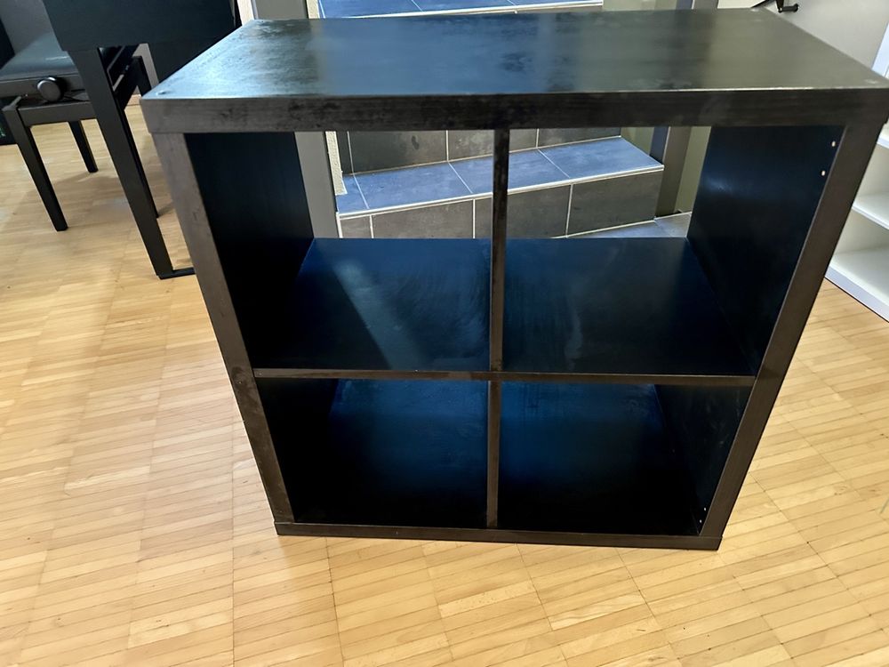 ikea Kalax dunkelbraun, 4 Fächer, vielseitig, Top Zustand! (Gebraucht ...