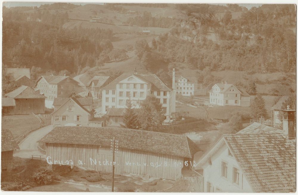 Gedeckte "Grütli" Holzbrücke Necker-Oberhelfenschwil (1910) (Gebraucht) in Fällanden für CHF 43 ...