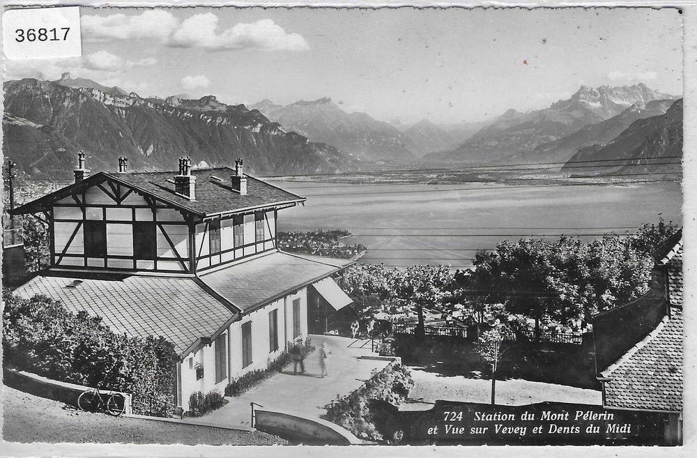 Station du Mont Pelerin et Vue sur Vevey et Dents du Midi | Kaufen auf Ricardo
