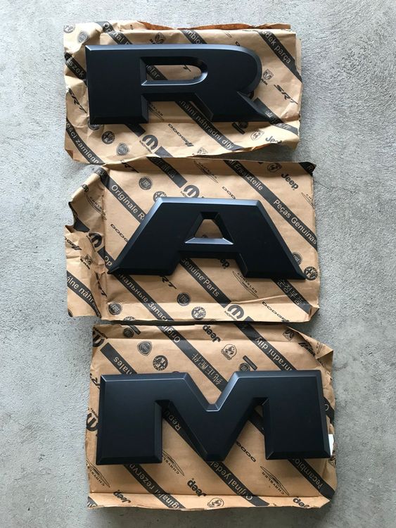 Dodge Ram Emblem Buchstaben **RAM** für Heckdeckel | Kaufen auf Ricardo