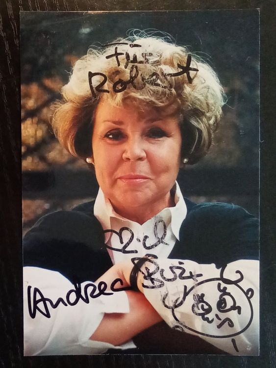 Andrea Brix 1937- Autogramm signiert Fotopostkarte 10x15cm (Gebraucht ...