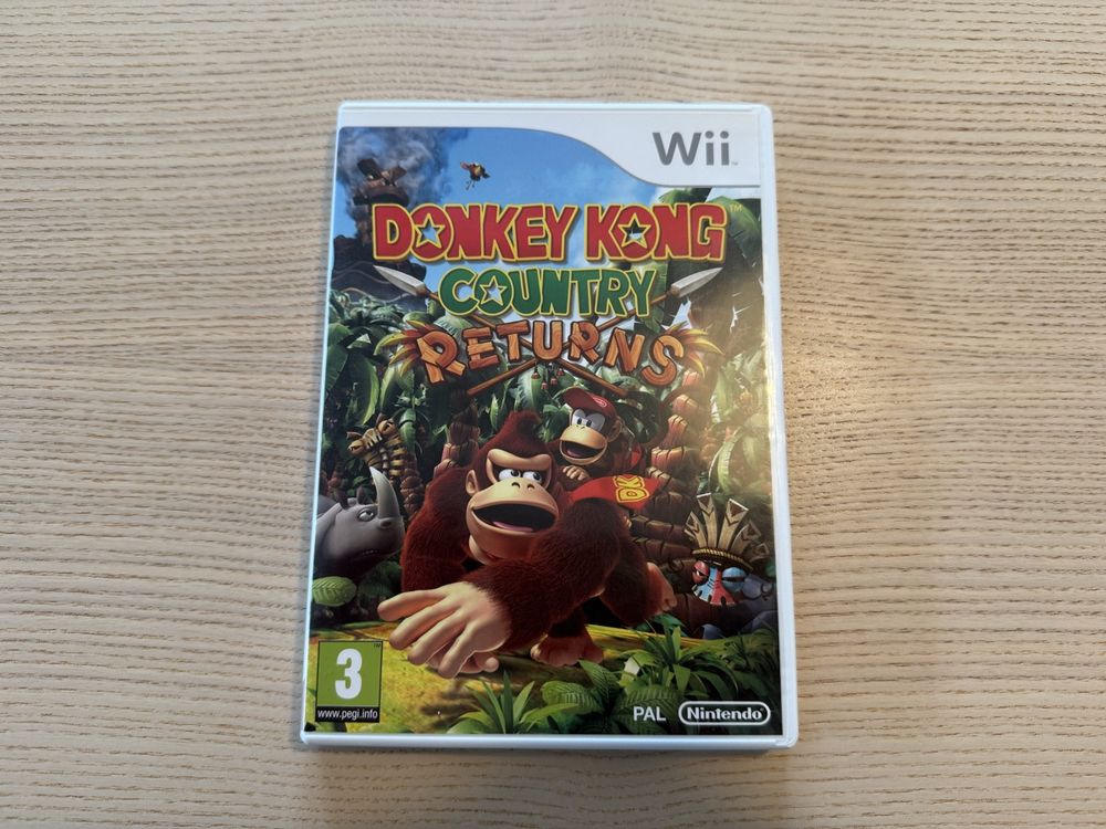 Donkey Kong Country Returns - Wii - Top Zustand! (Gebraucht) in Grüt ...