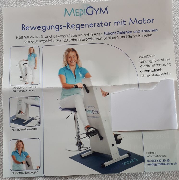 Bewegungs-Regenerator Medigym (Neu (gemäss Beschreibung)) in Hergiswil ...