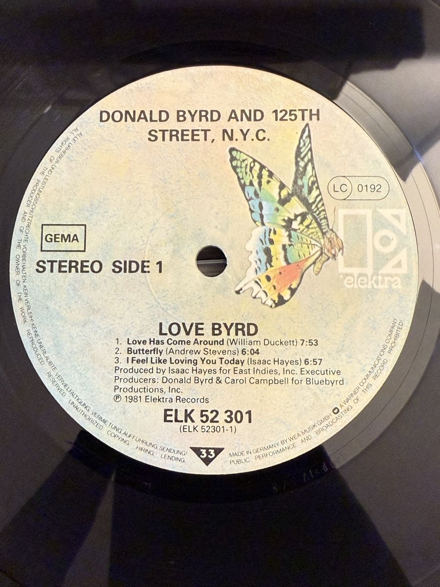 Donald Byrd - Love Byrd / DE 1981 Soul Funk (Gebraucht) in Delémont für ...
