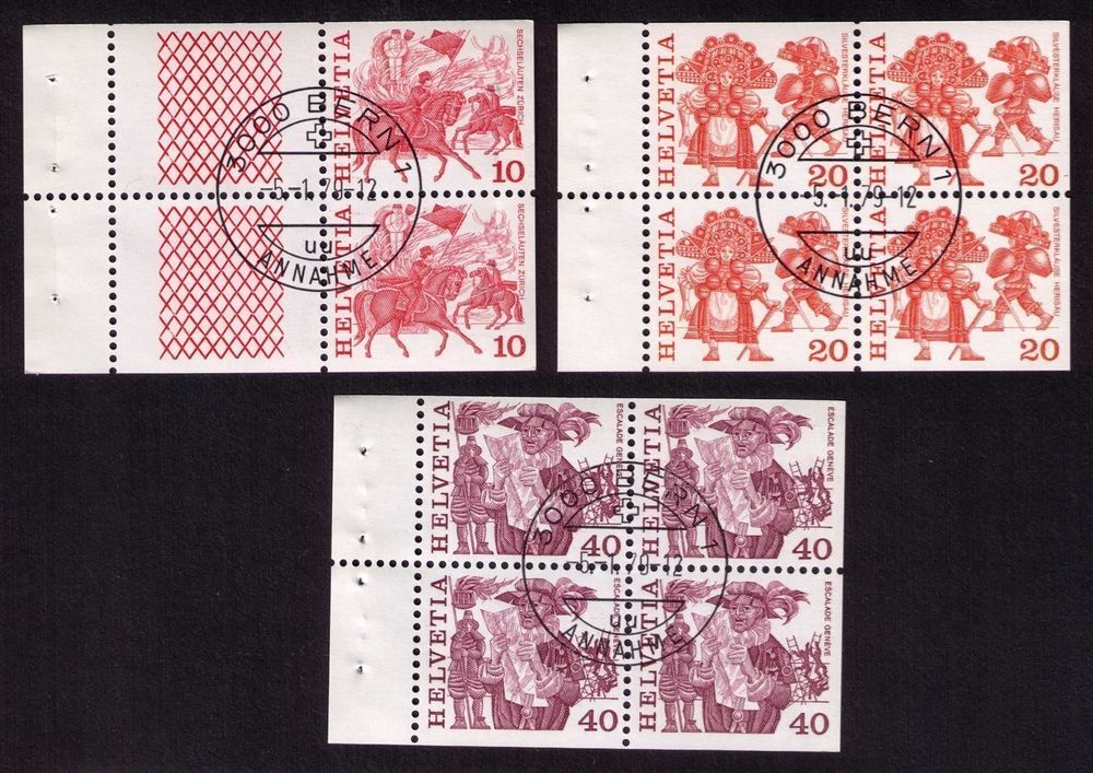 1979 VOLKSBRÄUCHE_Markenheft 5.1.79 ET_VB mit Rand WEISS ! (Gebraucht) in Marthalen für CHF 8 ...