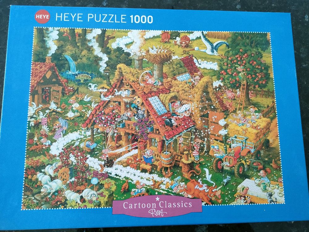 Heye Puzzle Cartoon Classics 1000 Teile, Top Zustand (Gebraucht) in ...