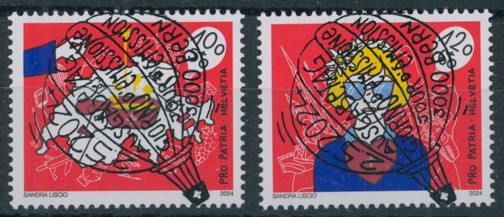 2024 - Pro Patria - Ersttag Voll Stempel ET (Gebraucht) in Schindellegi für CHF 7 – mit ...