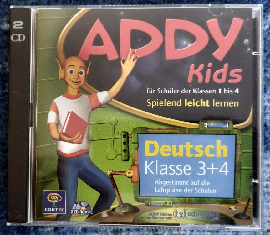 PC Lernspiel ADDY Kids Deutsch Klasse 3+4 (Gebraucht) in Breitenbach ...
