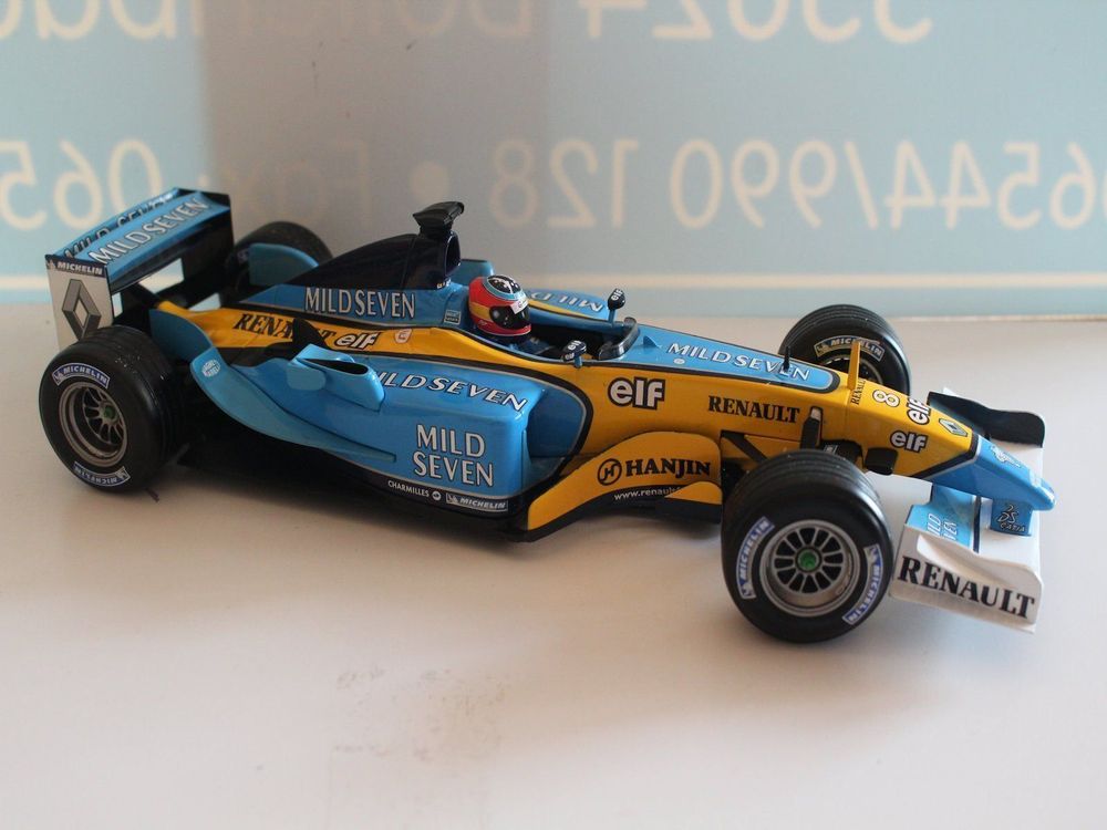 Renault R23 F1 Fernando Alonso Mit Mild Seven Decals 1:18 (Neu und ...