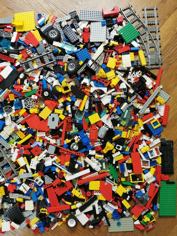 Lego Mix gebrauchte Bausteine Lot en vrac Kiste 1990er Jahre | Kaufen auf Ricardo