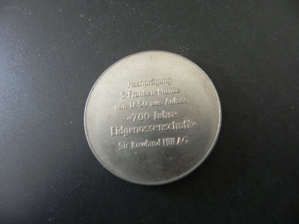 Medaille 700 Jahre Eidgenossenschaft 1291 - 1991 | Kaufen auf Ricardo Medaille 700 Jahre Eidgenossenschaft 1291 - 1991 | Kaufen auf Ricardo