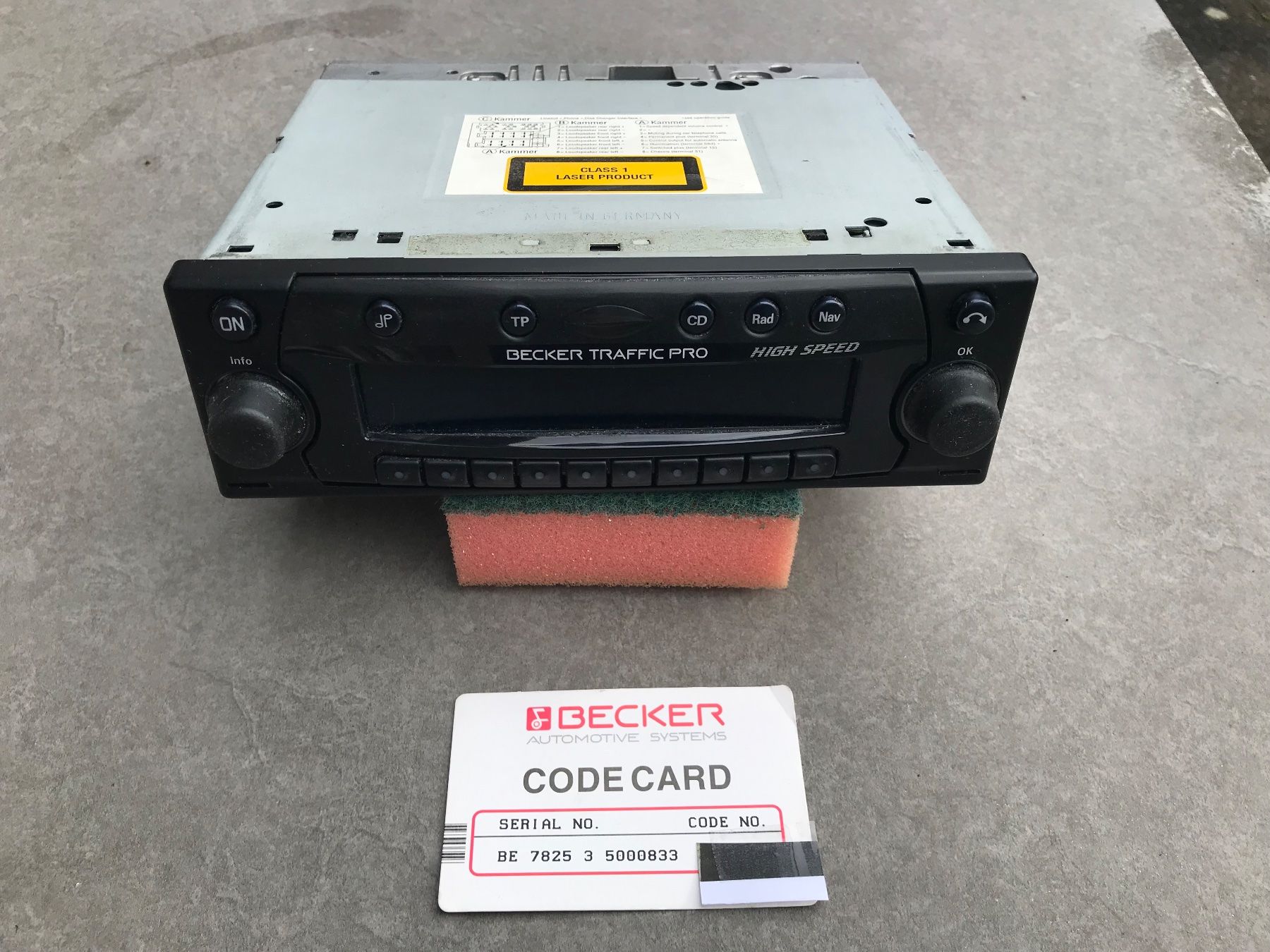Autoradio Becker Traffic Pro High Speed, CD. BE7825 (Gebraucht) in ...