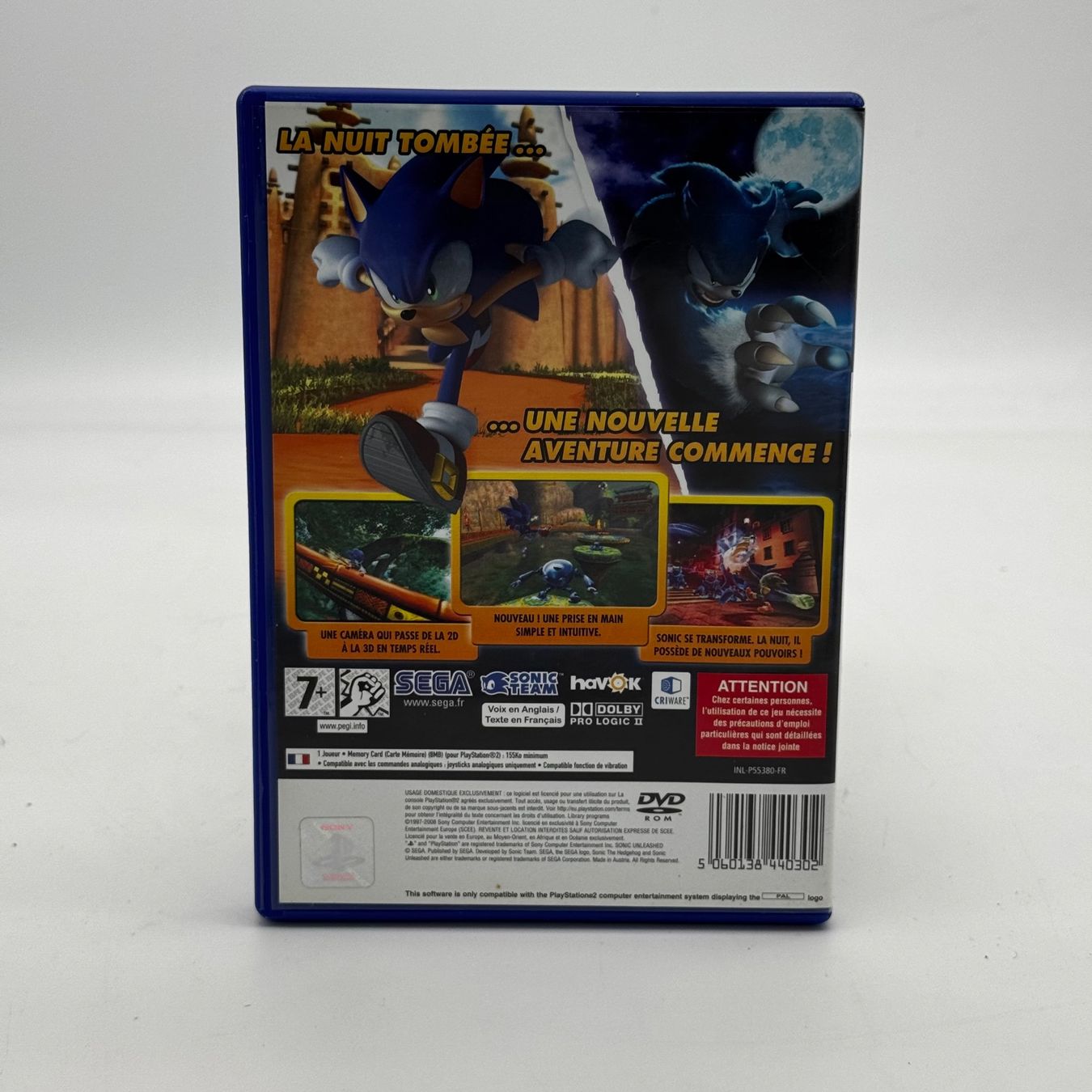 Sonic Unleashed – La Malédiction du Hérisson | PS2 Klassiker (Gebraucht ...