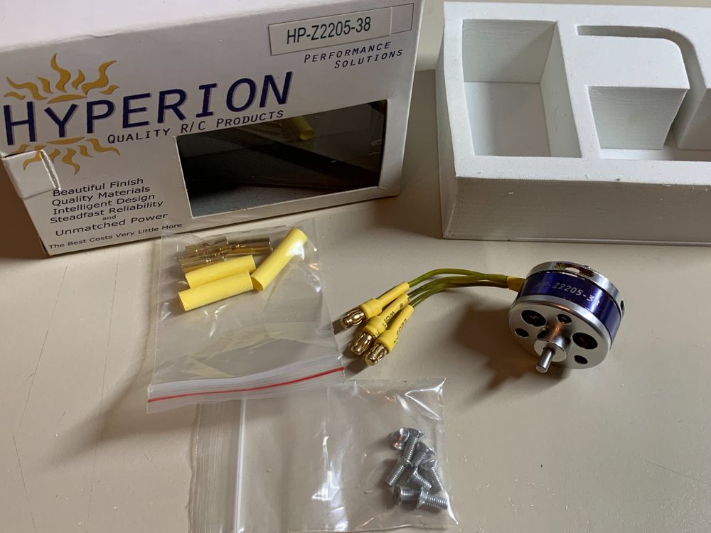 HYPERION Brushless Motor - HPZ2205/38 - 1340Rpm/V - 2-3S (Neu und ...