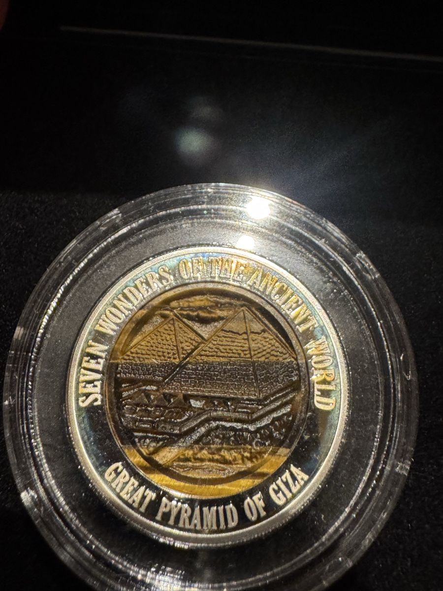 500 Francs Silbermünze (2013, Great Pyramid of Giza) (Neu und ...