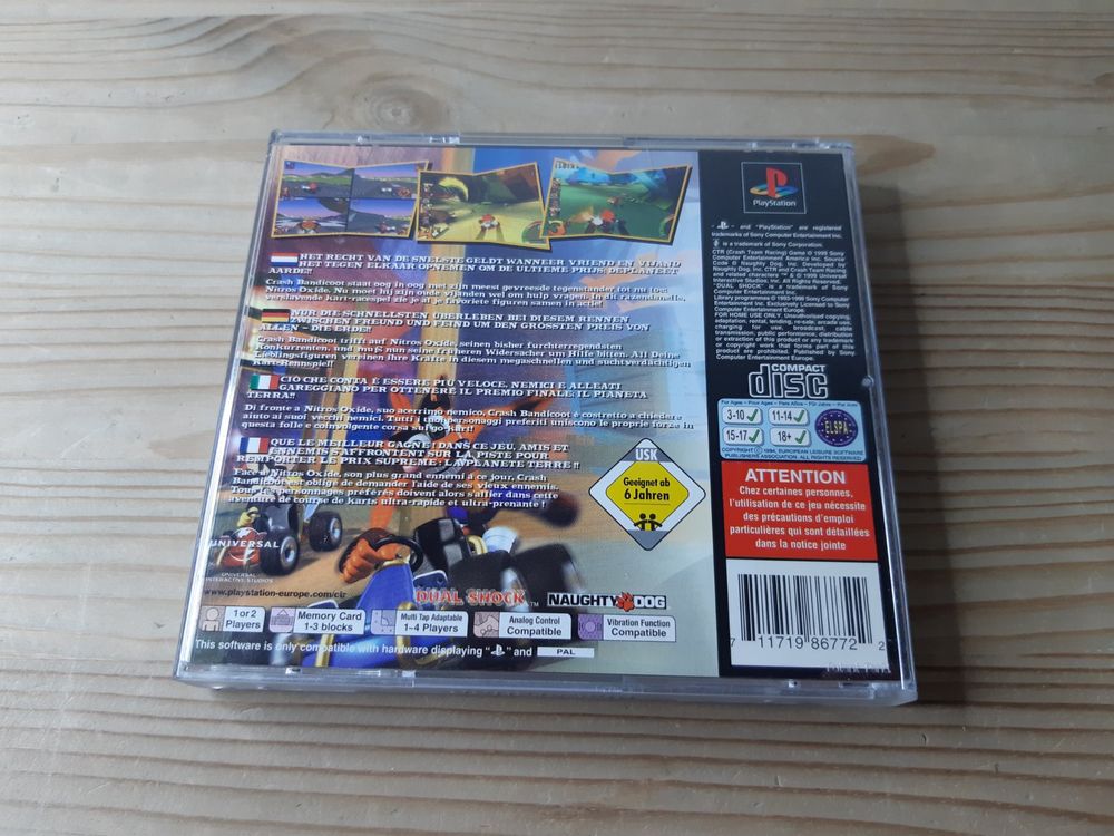 CTR Crash Team Racing - Crash Bandicoot - PS1 | Kaufen auf Ricardo