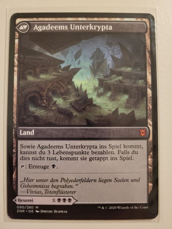 Magic Cards doppelseitig, "Land & Hexerei, Agadeem" (Neu und ...