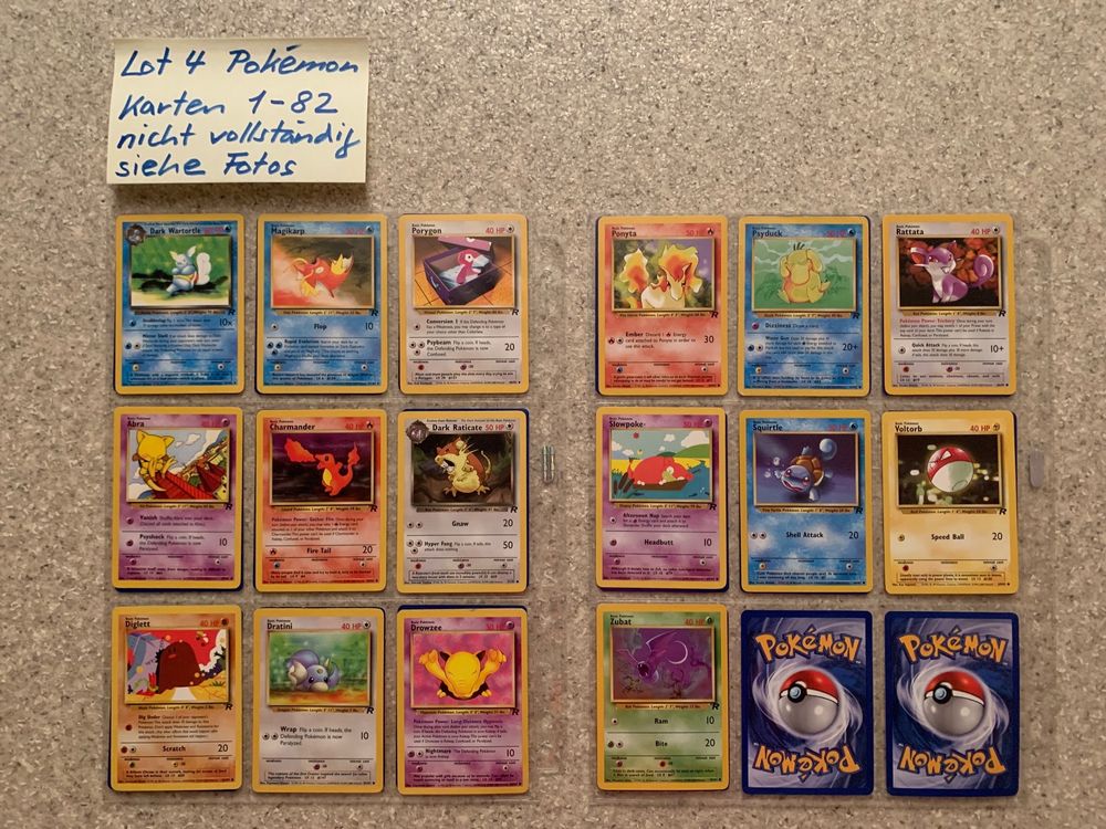 Pokémon Karten Sammlung | Kaufen auf Ricardo