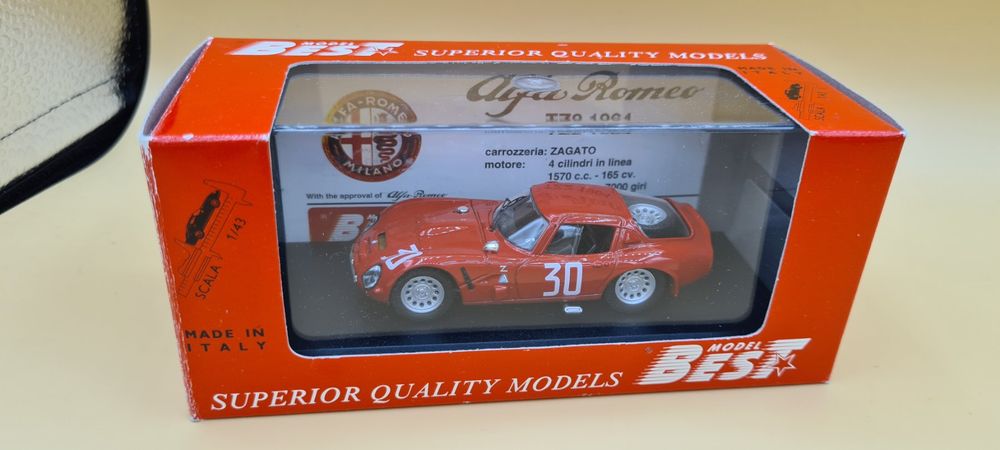 Best Alfa Romeo TZ2 Bolzano 1966 #30 rot 1:43 (Neu und originalverpackt) in Frauenfeld für CHF ...
